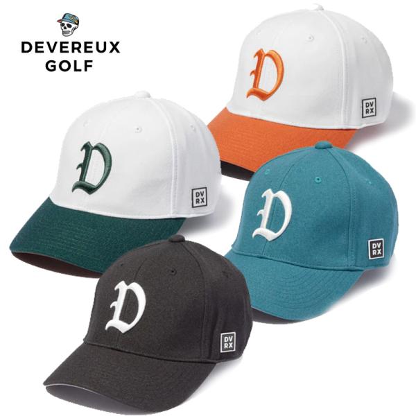 【即納】2024 DEVEREUX GOLF デヴァローゴルフ D ロゴキャップ 帽子 763474813 日本正規品 DVRX