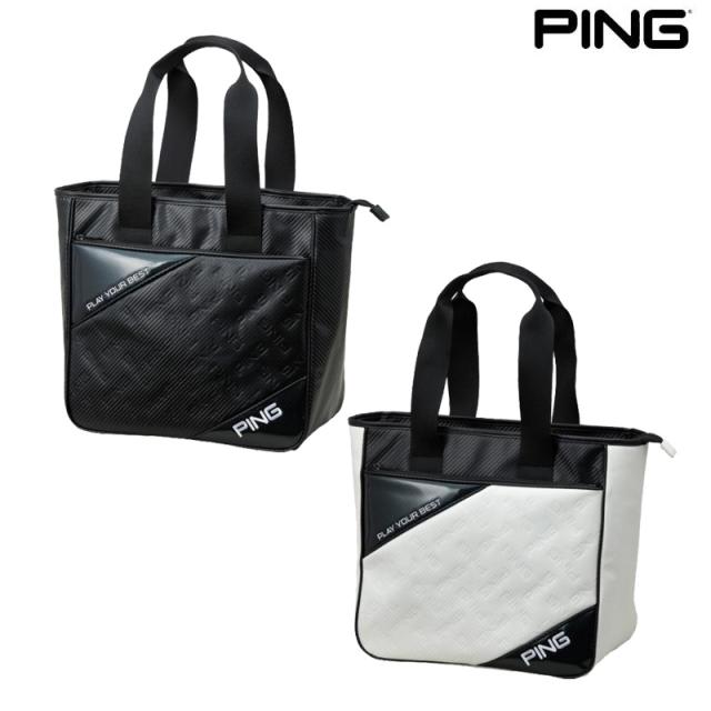 PING 2025 ピンゴルフ GB-U2517 エンボス トート 38575 ホワイト ブラック 日本正規品 pnap
