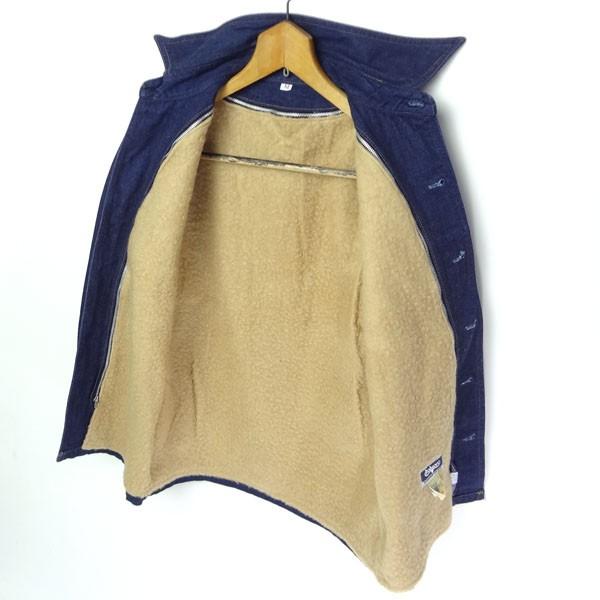 ボブソン ボア付きデニムジャケット サイズM BOBSON デッドストック