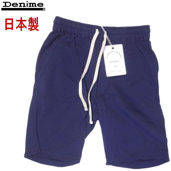 Denime ドゥニーム 日本製 ショートパンツ ハーフパンツ Mサイズ ショーツ メンズ カジュアル アメカジ 夏物 クール 〇