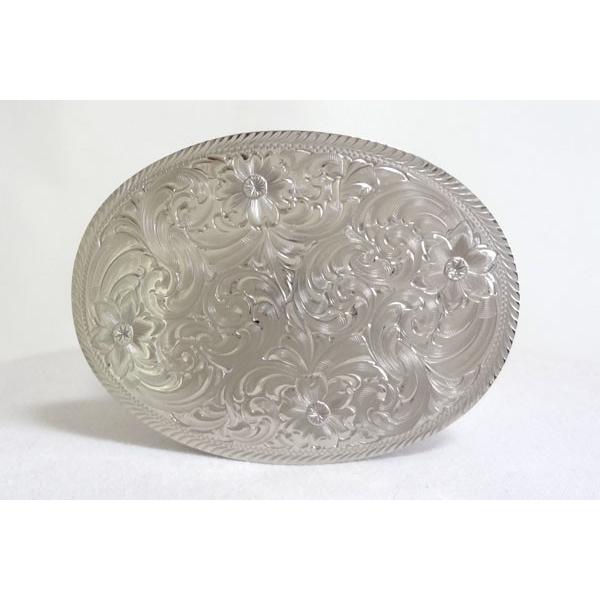 アメリカ製モンタナシルバースミスバックル ベルト 本革サドルレザー