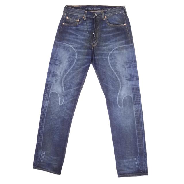 リーバイス レーザープリント 501 Levi's ジーンズ インディゴブルー