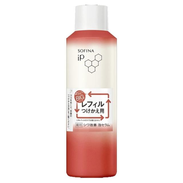 【新商品】花王　ソフィーナ　iP　薬用シワ改善　泡セラム　(レフィル)【医薬部外品】180g