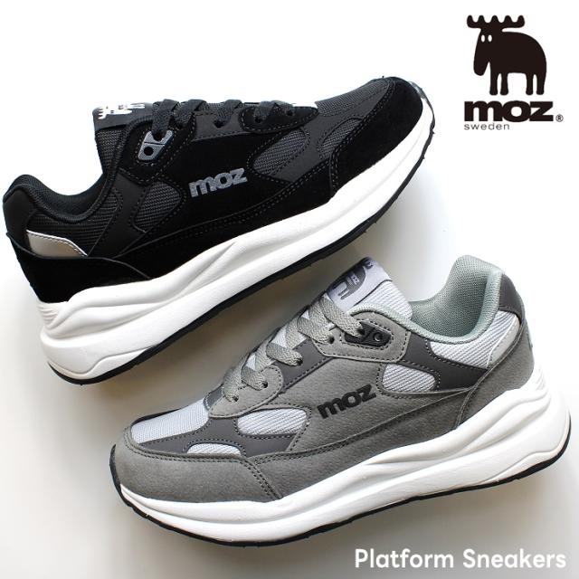 モズ スニーカー レディース MOZ mz6212 ブラック グレー 軽量 厚底 スニーカー おしゃれ 韓国 かわいい 北欧子ども カジュアルスニーカの通販はau PAY マーケット ...