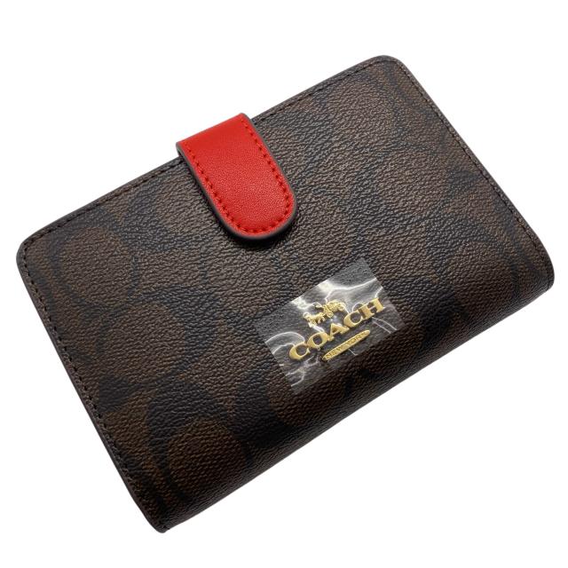 コーチ COACH 二つ折り財布 レディース F23553 シグネチャー アウトレット 店頭展示品 感謝セール