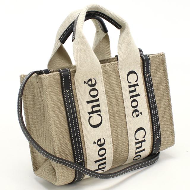 Chloe クロエ CHC22AP237I26 トートバッグ WHITE-BLUE ベージュ系 レディース　新品