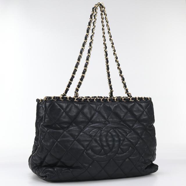 【中古】CHANEL シャネル チェーンショルダーバッグ ショルダーバッグ ラムスキン レディース 　Aランク