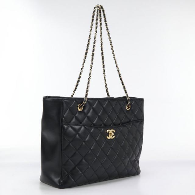 【中古】CHANEL シャネル チェーン マトラッセ ショルダーバッグ/ラムスキン AEH0N1K8 レディース Aランク