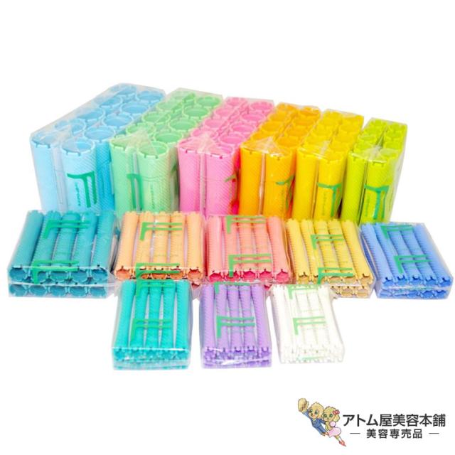 エバーメイト ニューエバー F型 ロッドセット 140本（全14種×10本入）パーマロッド スタンダードロッド 人気 ロングセラー お買い得なセット お得なセット ロットセット お徳 パーマ用ロッド スティック 理髪店 理容室 美容室 サロン バーバー 美容専売 サロン専売