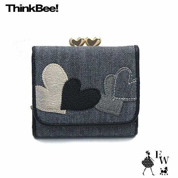 シンクビー 3つ折り財布 Think Bee ステマンテ グレー A004319 エクセルワールド 母の日 レディース ブランド プレゼントにも ウォレット 財布 TP10 mk