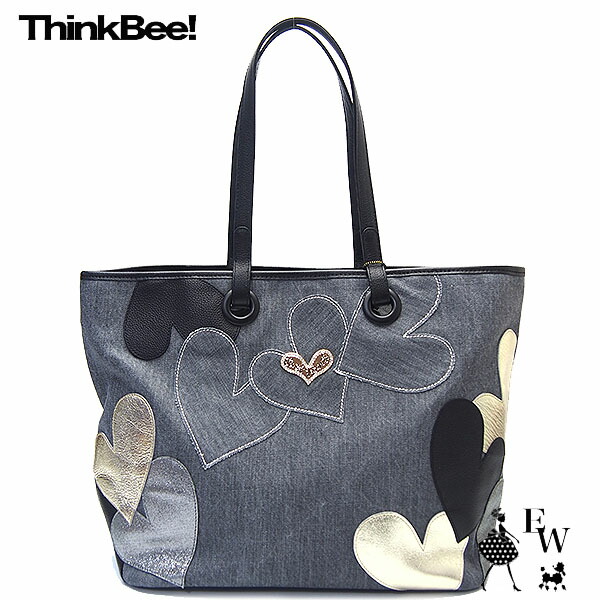 シンクビー バッグ Think Bee スプマンテグレー ラージトートバッグ A003968 エクセルワールド  誕生日 ギフト プレゼントにも ブランド mk