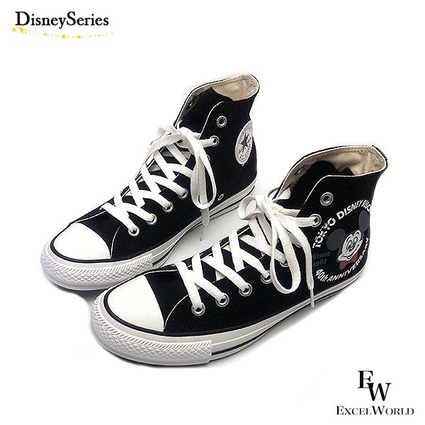 コンバース×ディズニー スニーカー 27.5cm 40周年コラボ CONVERSE ALL STAR 40 HI ディズニーリゾート限定  バレンタイン ホワイトデー 誕生日 ギフト