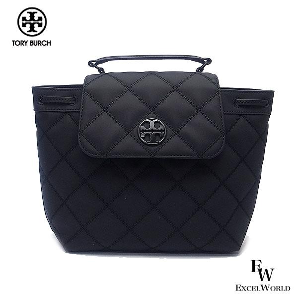 トリーバーチ リュック TORY BURCH アウトレット バックパック WILLA 145276 001 キルティング調 ブラック レディース ブランド プレゼントにも ウォレット