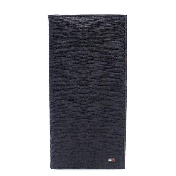 トミーヒルフィガー 財布 二つ折り長財布   31TL190010 001 専用ボックス付き レザー ブラック