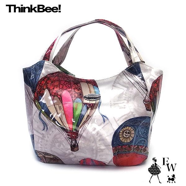 シンクビー バッグ Think Bee A001756 トートバッグ パローネ 気球 撥水 軽量 グレイッシュカラー レディース ブランド　mk