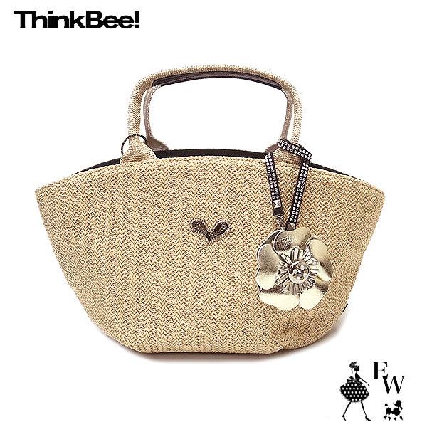 シンクビー バッグ Think Bee  バッグ バッソサバーナ ハンドバッグ A002658 ベージュ エクセルワールド ブランド プレゼントにも mk