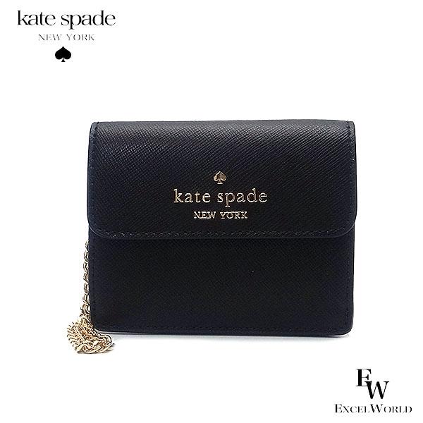 ケイトスペード カードケース KATESPADE アウトレット ケース リストレット 小物入れ 小銭入れ KC591 001 サフィアーノレザー ブラック mk