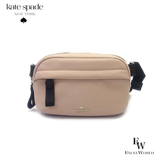 ケイトスペード バッグ kate spade アウトレット ウェストバッグ ボディーバッグ KH410 001 軽いナイロン素材 ウォームベージュ エクセルワールド レディース mk