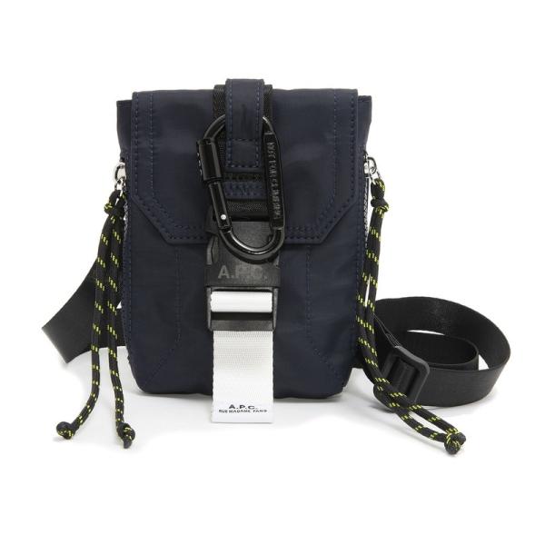 アーペーセー バッグ APC TRECK CROSSBODY POUCH ショルダーバッグ ダークネイビー  メンズ レディース ブランド 誕生日 ギフト プレゼントにも