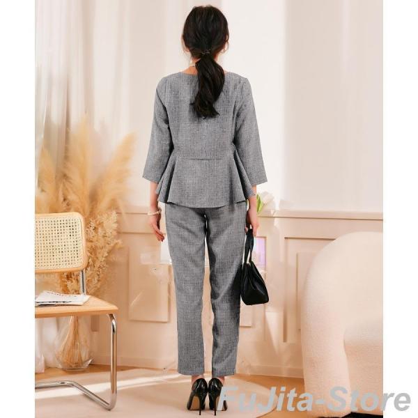 セットアップ パーティードレス ドレス レディース 結婚式 ペプラム