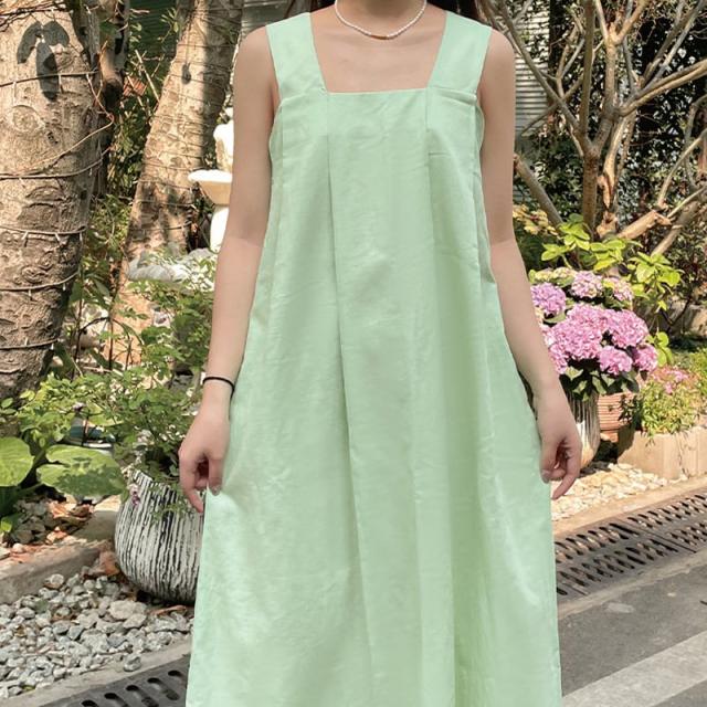 春新作 ワンピース 春 夏 ロング マタニティ 無地 ロングワンピース 大きいサイズ レディース ロング丈 韓国ワンピース ノースリーブ ドレス 黒