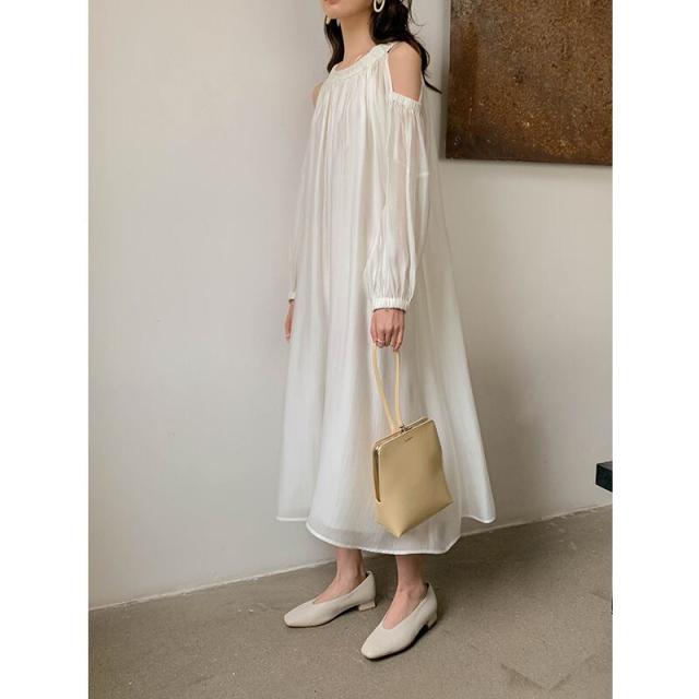 春新作 ワンピース 春 夏 ロング マタニティ 無地 ロングワンピース レディース シャツワンピース ロング丈 長袖 韓国ワンピース 春秋 ビッグシル 1