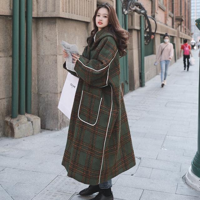 チェスターコート チェック チェックコート フード付き パイピング アウター チェスターコート レディース チェスター ロングコート ロング マキシ丈
