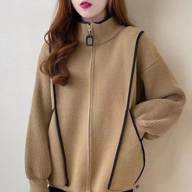 ブルゾン レディース レディースブルゾン ジャンパー 春 秋 冬 ブルゾン レディース ジャケット アウター 春秋 韓国ファッション カジュアル ホワ