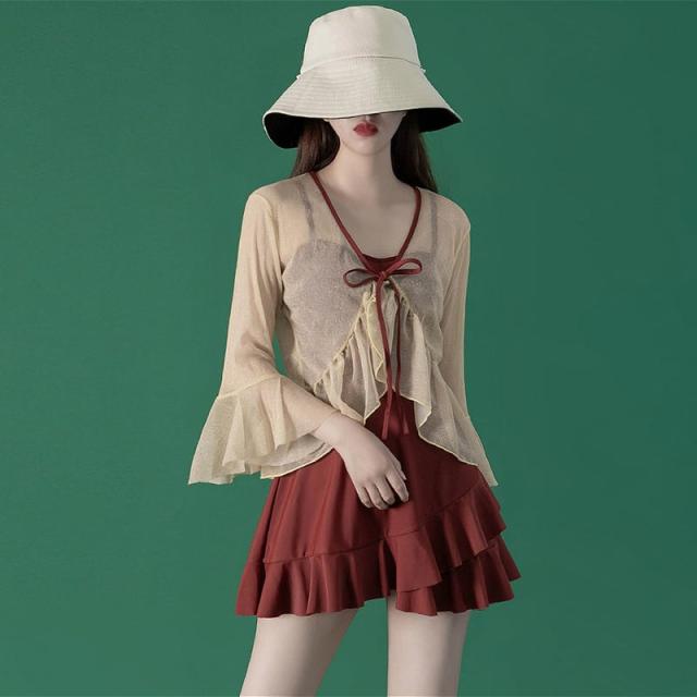 ワンピース 水着 韓国 水着 体型カバー 水着 ワンピース 40代 水着 ワンピース 体型カバー オールインワン 水着大きいサイズ 体型カバー レディ 2