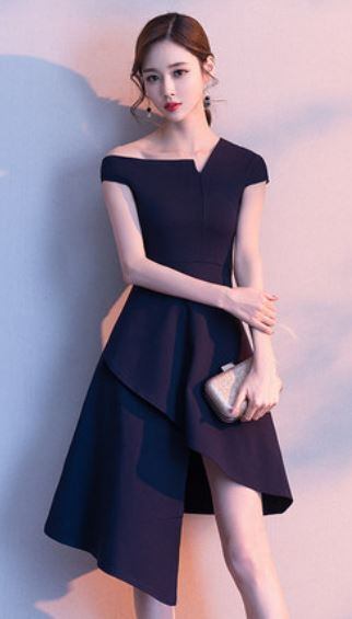 ドレス ワンピース パーティードレス 結婚式ドレス l 膝丈ドレス フォーマルドレス キャバ 衣装 Aラインドレス カクテルドレス 膝上 ミモレ丈 袖