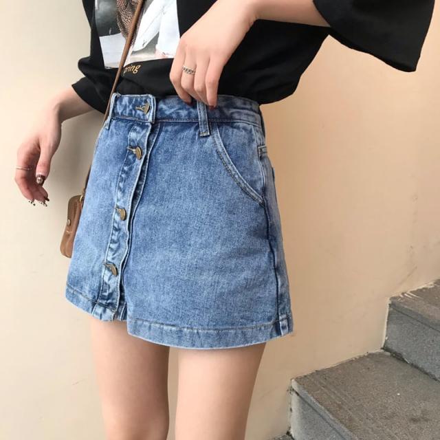 ハイウエストショートパンツ ボトムス ショートパンツ l 春 夏 秋 10代 20代 30代 学生 デート お出かけ 普段使い S M L XL