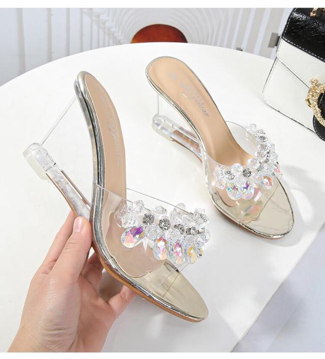 ミュール ハイヒール かわいい l おしゃれ お洒落 エレガント 夏 10代