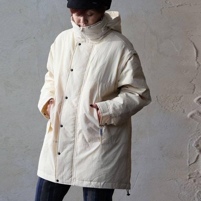 アウター ジャケット ミディ丈 ベスト ハイネック メンズ レディース 3WAY 防寒 防風 暖かい 保温性 ポケット 大きいサイズ 体型カバー 大きいサイズ カジュアル 秋 冬 パティ