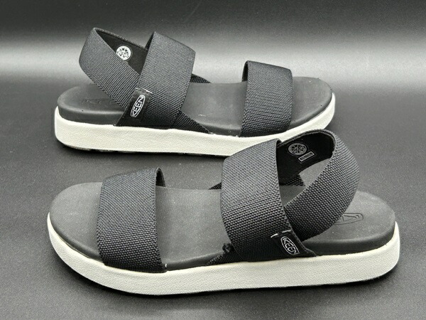 訳あり品 キーン エル バックストラップ 24.0cm US7.0 ブラック 1022620 女性用 KEEN ELLE BACKSTRAP 並行輸入品 (ke152)