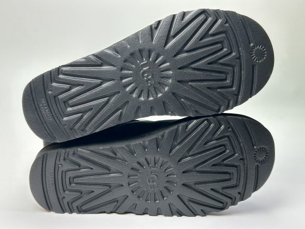 訳あり品 アグ クラシックミニレザーブーツ 23.0cm US6.0  ブラック 1016558 女性用 UGG CLASSIC MINI LEATHER BOOT (ug1226)