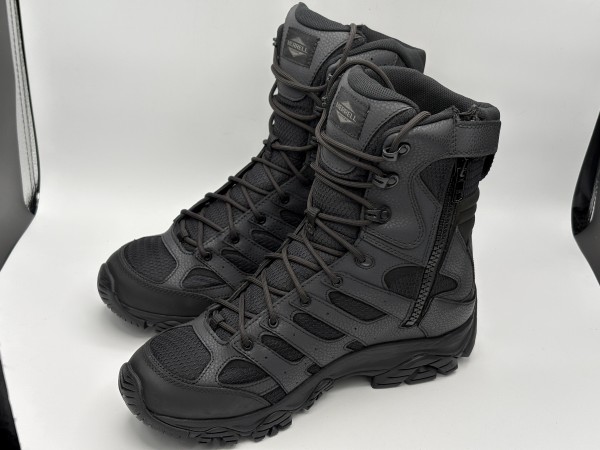 訳あり品 メレル モアブ 3 タクティカル 8 ジップ ウォータープルーフ 28.0cm US10.0 ブラック 003907 男性用 MERREL (mr011)