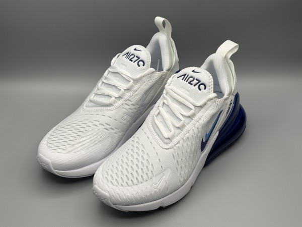 訳あり品 NIKE ナイキ スニーカー エアマックス AIR MAX 270 26.0cm ホワイト×ブルー メンズ (ni123)