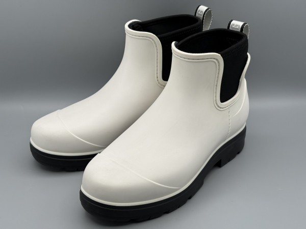 訳あり品 UGG アグ レインブーツ ドロップレット 25.0cm US8.0 ホワイト 1130831 レディース (ug1439)