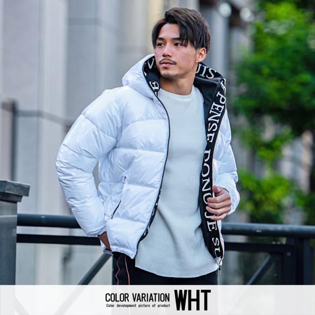 中綿ジャケット メンズ アウター ブルゾン FELLEX 暖かい 防寒 フード