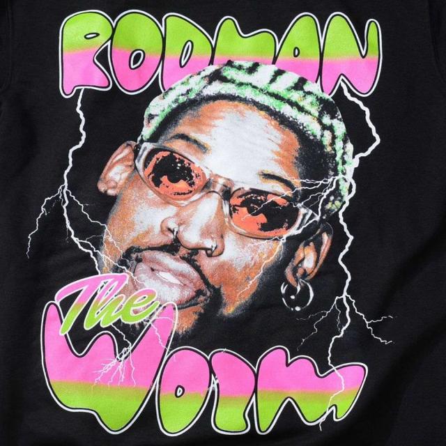 パーカー メンズ 長袖 ブランド おしゃれ デニス・ロッドマン NBA プル