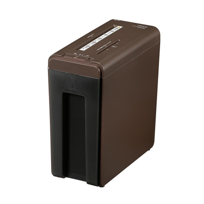 【送料無料!】   オーム電機 マイクロカットシュレッダー（容量8.5リットル/A4/茶系色）   ※お取り寄せ品　4971275056329