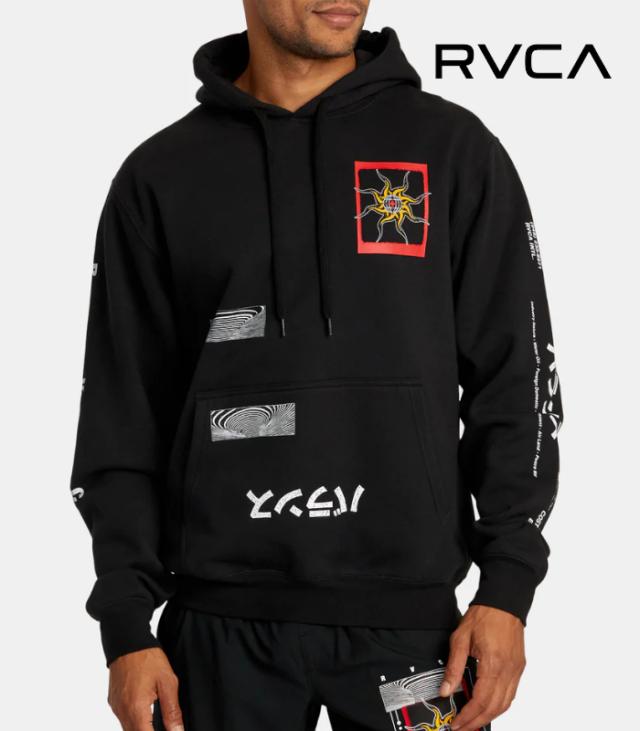 RVCA ルーカ BLACK SUN HOODIE メンズ パーカー スウェット 男性 フーディ プルオーバー カジュアル スポーツ ストリート