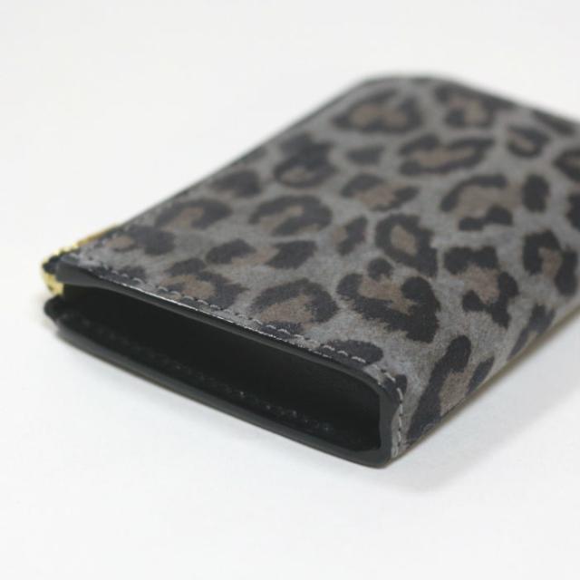 JAM  MADE ジャムホームメイド 沖嶋 信 - SO モデルウォレット 財布 ミニウォレット プレゼント 記念日 レオパード 豹柄 豚革 牛革 JAM HOME MADE ジャムホームメイド 沖嶋 信 - SO モデルウォレット