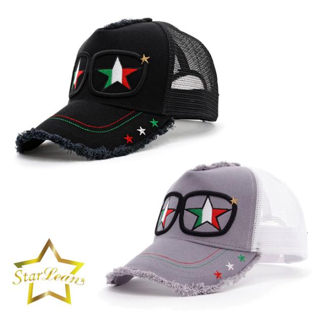 【スターリアン】StarLean★ サングラス刺メッシュキャップ（イタリア)