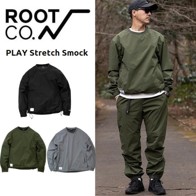 ROOT CO. ルートコー 長袖シャツ トップス PLAY Stretch Smock メンズ おしゃれ アウトドア キャンプ 登山 釣り ギフト プレゼント オススメ