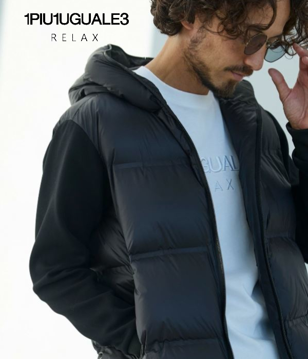 1PIU1UGUALE3 RELAX ウノピゥウノウグァーレトレ リラックス スーパーライトテックパデッドジャケット メンズ 男性 アウター 暖かい 中綿 秋冬 防寒 おしゃれ