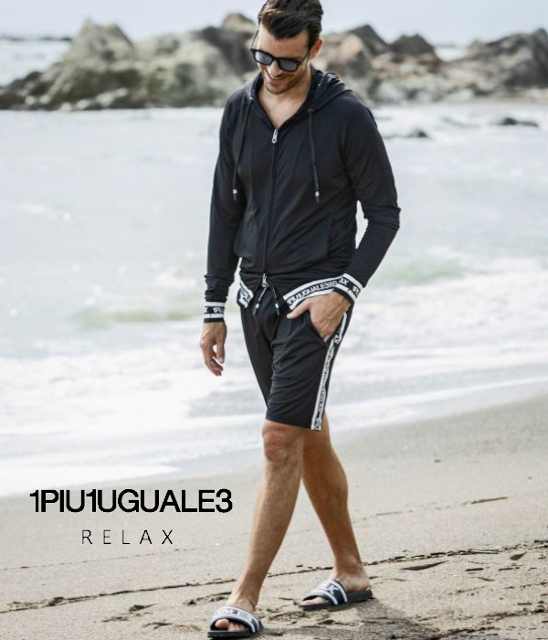 1PIU1UGUALE3 RELAX ウノピゥウノウグァーレトレ リラックス セットアップ ラッシュガード メンズ 男性 上下セット レジャー プール マリンスポーツ フェス