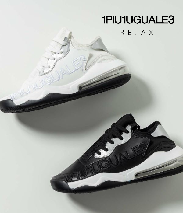 1PIU1UGUALE3 RELAX ウノピゥウノウグァーレトレ リラックス エアーロゴスニーカー メンズ 靴 カジュアル スポーツ シューズ 男性