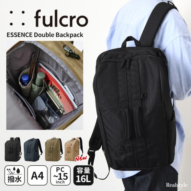 新作 フルクロ fulcro リュック メンズ 大容量 ESSENCE バックパック 撥水 a4 15インチ PC 自立 キャリーオン fma-0006 通勤 通学