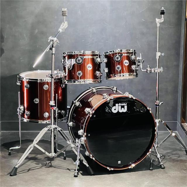 dw Collector’s Pure Maple 4pc Drum Kit [BD22，FT16，TT12&10 /Root Beer Metallic Lacquer]の通販はau PAY ...